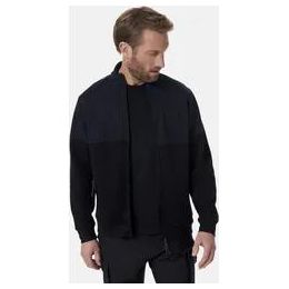 Sweatjacke HERO by John Medoox "SPENCER Sweatjacke", Herren, Gr. XXL, navy, schwarz colorot block, Sweatware, 100% Polyester, regular fit, ohne Ausschnitt, Sweatjacken Sweatjacke, HERO by John Medoox SPENCER Herren Sweatjacke