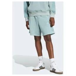 Shorts Adidas SPORTSWEAR "ALL SZN FRENCH TERRY WASHED 8-INCH", Herren, Gr. XXL, N-Gr, wonder sage, normal, gr., Obermaterial: 100% Baumwolle, Hosen Shorts, lockere Passform, 20 cm Innenbeinl&auml;nge, mit Kordelverschluss