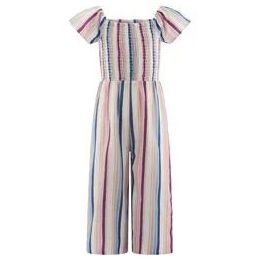 Sommerkleid happy girls "Jumpsuit", M&auml;dchen, Gr. 110, EURO-Gr&ouml;&szlig;en, beige, Stoff, 100% Baumwolle, normal, Kleider Sommerkleid