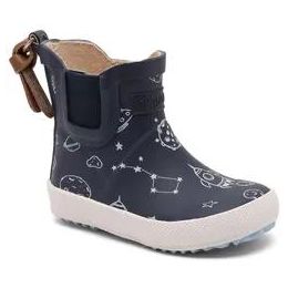 Gummistiefel bisgaard "baby rubber", M&auml;dchen, Gr. 28, navy astronaut, Gummi, gemustert, Schuhe Gummistiefel, Babyschuh mit Stretcheinsatz, Gr&ouml;&szlig;enschablone zum Download