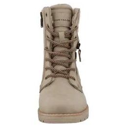 Stiefel Tom Tailor "Tom Tailor Winter Boots", Damen, Gr. 40, taupe, Schuhe Stiefel