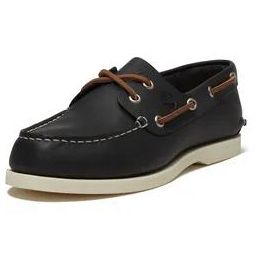 Bootsschuh Timberland "CEDAR BAY ESSENTIAL BOAT SHOE", Damen, Gr. 39, nvy full grain, Leder, Schuhe Bootsschuh, aus Leder