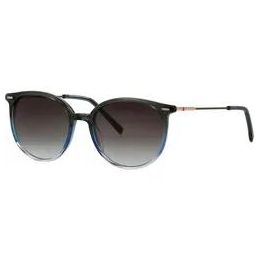 HUMPHREY&acute;S eyewear Sonnenbrille HUMPHREY ́S EYEWEAR "Modell 585345", Damen, gr&uuml;n, blau, leicht gl&auml;nzend, leicht transparent, Sonnenbrillen Sonnenbrille, Form Karree/Eckig, Logoschriftzug auf B&uuml;gel, Kombifassung