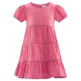 Sommerkleid happy girls "M&auml;dchenkleid", M&auml;dchen, Gr. 146, EURO-Gr&ouml;&szlig;en, pink, Stoff, 100% Baumwolle, normal, Kleider Sommerkleid