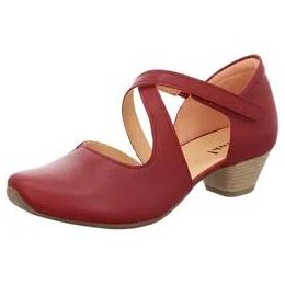 Think! Pumps THINK "Think Pumps Leder", Damen, Gr. 37, rot lack, Leder, Schuhe Pumps