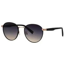 Sonnenbrille BRENDEL EYEWEAR, schwarz, metallic, Sonnenbrillen Sonnenbrille, goldfarbener Einfachsteg