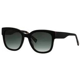 Sonnenbrille BRENDEL EYEWEAR "Modell 906203", Damen, schwarz, leicht gl&auml;nzend, Sonnenbrillen Sonnenbrille, Form Karree/Eckig, Logoschriftzug auf B&uuml;gel, Kunststofffassung