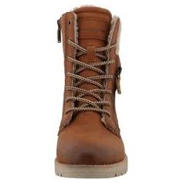 Stiefel Tom Tailor "Tom Tailor Winter Boots", Damen, Gr. 37, rust, Schuhe Stiefel