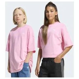 T-Shirt Adidas ORIGINALS "KIDS", Jungen, Gr. 158, light pink, Obermaterial: 100% Baumwolle, Rundhals, Shirts T-Shirt, lockere Passform, f&uuml;r Kinder, mit aufgesticktem Trefoil Logo