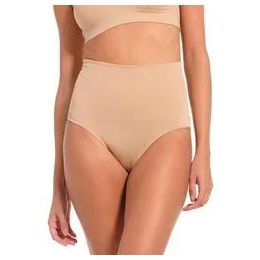 Slip MAGIC BODYFASHION, Damen, Gr. S, cappuccino, Obermaterial: 90% Polyamid, 10% Elasthan, figurbetont, Unterhosen Slip, eng, hoch geschnitten, formend, nahtlos, bequem, basic, schimmernd