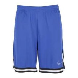 Shorts Karl Kani "Karl Kani KK Small Signature Essential Mesh Shorts blue", Herren, Gr. S, US-Gr&ouml;&szlig;en, blau, 100% Polyester, unifarben, loose fit, Hosen Shorts