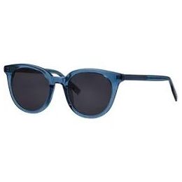 Sonnenbrille Tom Tailor "Modell 676005", Damen, blau transparent, leicht transparent, Sonnenbrillen Sonnenbrille, Form Feminin, Logoschriftzug auf B&uuml;gel, Kunststofffassung