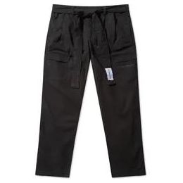 Cargohose IRASUTO STUDIOS "Irasuto Studios RIP STOP CARGO CARGO PANTS", Herren, Gr. L, US-Gr&ouml;&szlig;en, schwarz, 70% Polyester, 30% Baumwolle, unifarben, normal, Hosen Cargohose