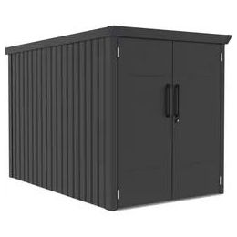 Fahrradbox WESTMANN "Velos 1", schwarz, B:133cm H:151cm T:222cm, Stahl, Aufbewahrungsboxen, BxTxH: 133x222x151 cm