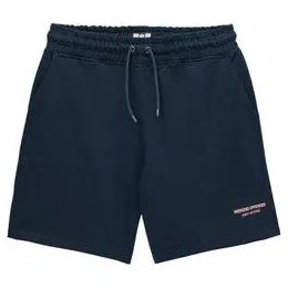 Shorts Weekend Offender "MYTROS LOOSE FIT WOAN SHORT Herren", Herren, Gr. L, navy, coral, Sweatware, 100% Baumwolle, normal, Hosen Shorts, Shorts Herren, leichte Sommerhose, kurze Hose, Freizeitshorts, Sale