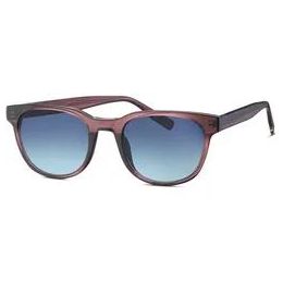Sonnenbrille Tom Tailor "Modell 676018", Damen, rot transparent, leicht transparent, Sonnenbrillen Sonnenbrille, Form Karree/Soft, Logoschriftzug auf B&uuml;gel, Kunststofffassung
