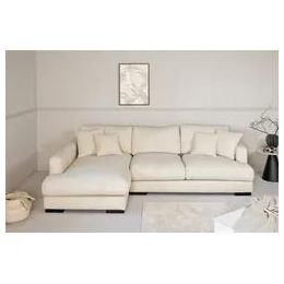 Ecksofa Jahnke "RELAX ASPEN CORNER", sanftes wei&szlig;, B:271cm H:84cm T:135cm, Sofas, Ecksofa, Platz f&uuml;r bis zu 5 Personen,Taschenfederkernpolsterung,L-Form,B:271 cm