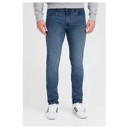 Slim-fit-Jeans Blend "BHZilon", Herren, Gr. 38, L&auml;nge 32, denim middle blau, Denim/Jeans, 68% Baumwolle, 27% Polyester, 3% Viskose, 2% Elasthan, unifarben, schmal lang, Jeans Slim-fit-Jeans, Jeanshose mit normalem Bund und enger werdendem Bein - Jet Fit