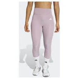 Trainingstights Adidas PERFORMANCE "OPTIME ESSENTIALS 7/8-LEGGINGS, OHNE VORDERNAHT", Damen, Gr. M, N-Gr, preloved fig, normal, gr., Obermaterial: 85% Polyester, 15% Elasthan, 7/8-L&auml;nge, Hosen