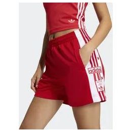 Shorts Adidas ORIGINALS "ADIBREAK", Damen, Gr. XXL, N-Gr, better scarlet, normal, gr., Obermaterial: 100% Polyester, Hosen Shorts