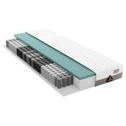 Taschenfederkernmatratze Schlaraffia "GELTEX Quantum Touch Next 220 TFK, Matratze 90x200, 140x200 und mehr", wei&szlig;, B:100cm H:22cm L:200cm, Bezug (oben): 100% Polyester. Bezug (unten): 100% Polyester, Matratzen, Taschenfederkernmatratze, GELTEX Next-Auflage, ergonomisch, langlebige Qualit&auml;t (RG 43)