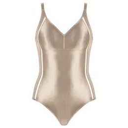 Shaping-Body Naturana "Curve Hugger", Damen, Gr. 95, Cup E, light beige, Obermaterial: 91% Polyamid, 9% Elasthan. Miedereinsatz: 80% Polyamid, 20% Elasthan, Bodys