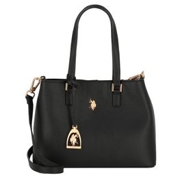 U.S. Polo Assn. Handtasche 'Jones' Damen Gr&ouml;&szlig;e One Size gold / schwarz