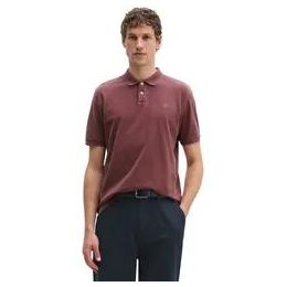 Marc O'Polo Poloshirt MARC O'POLO "aus Bio-Baumwolle", Herren, Gr. L, acai rot, Obermaterial: 100% Baumwolle, unifarben, regular fit, Strickb&uuml;ndchen, Shirts