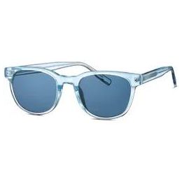 Sonnenbrille Tom Tailor "Modell 676018", Damen, blau transparent, leicht transparent, Sonnenbrillen Sonnenbrille, Form Karree/Soft, Logoschriftzug auf B&uuml;gel, Kunststofffassung