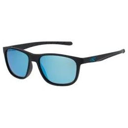 O`Neill Sonnenbrille O'NEILL "Modell 966093", Herren, schwarz matt, blau, Sonnenbrillen Sonnenbrille, Form Karree/Eckig, Logoschriftzug auf B&uuml;gel, Injectionfassung