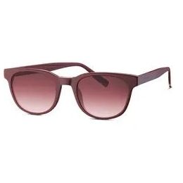 Sonnenbrille Tom Tailor "Modell 676018", Damen, rot, leicht gl&auml;nzend, Sonnenbrillen Sonnenbrille, Form Karree/Soft, Logoschriftzug auf B&uuml;gel, Kunststofffassung