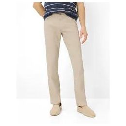Chinohose Brax "Style COOPER", Herren, Gr. 40, L&auml;nge 34, beige, Web, 67% Leinen, 30% Baumwolle, 3% Elasthan, Hosen Chinohose