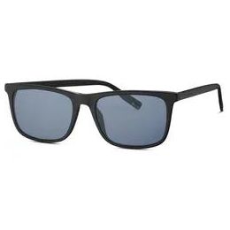 Sonnenbrille Tom Tailor "Modell 676012", Herren, schwarz, leicht gl&auml;nzend, Sonnenbrillen Sonnenbrille, Form Karree/Eckig, Logoschriftzug auf B&uuml;gel, Kunststofffassung