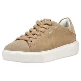 Marc O'Polo Plateausneaker MARC O'POLO "Marc O'Polo Sneaker Veloursleder", Herren, Gr. 39, sand, Veloursleder, Schuhe Plateausneaker