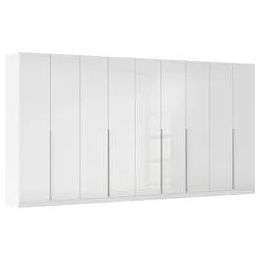Dreht&uuml;renschrank OTTO HOME "Kleiderschrank Schrank Garderobe AGORDO TOPSELLER Schlafzimmer", alpinwei&szlig;, hochglanz wei&szlig;, B:405cm H:229cm T:54cm, Schr&auml;nke, Dreht&uuml;renschrank, durchdachte Innenausstattung, in 8 Breiten und 2 H&ouml;hen MADE IN GERMANY, Topseller