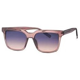 Sonnenbrille Tom Tailor "Modell 676015", Damen, rosa transparent, leicht transparent, Sonnenbrillen Sonnenbrille, Form Karree/Soft, Logoschriftzug auf B&uuml;gel, Kunststofffassung