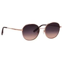 Sonnenbrille Tom Tailor "Modell 675000", Damen, ros&eacute;, metallic, Sonnenbrillen Sonnenbrille, Form Rund, Logoschriftzug auf B&uuml;gel, Metallfassung