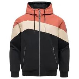 Outdoorjacke Ragwear "Stewie Block YOUMODO", Herren, Gr. XXL (56), terracotta, Obermaterial: 100% Polyester. Futter: 100% Polyester, gerade h&uuml;ftbedeckend, &Auml;rmel ohne &Auml;rmelschlitz Rippstrickb&uuml;ndchen, Jacken Outdoorjacke, stylische Herren &Uuml;bergangsjacke mit gro&szlig;er Kapuze
