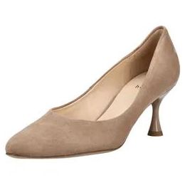 H&ouml;gl High-Heel-Pumps H&Ouml;GL "H&ouml;gl Pumps Veloursleder", Damen, Gr. 38,5, taupe, Veloursleder, Schuhe