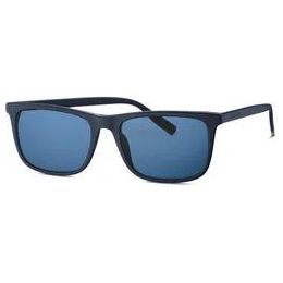 Sonnenbrille Tom Tailor "Modell 676012", Herren, blau, leicht gl&auml;nzend, Sonnenbrillen Sonnenbrille, Form Karree/Eckig, Logoschriftzug auf B&uuml;gel, Kunststofffassung