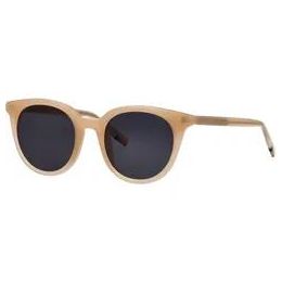 Sonnenbrille Tom Tailor "Modell 676005", Damen, beige, matt, Sonnenbrillen Sonnenbrille, Form Feminin, Logoschriftzug auf B&uuml;gel, Kunststofffassung