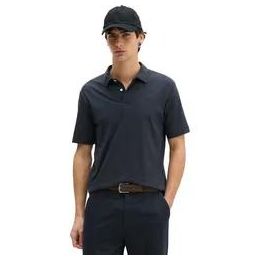 Marc O'Polo Poloshirt MARC O'POLO "aus weicher Bio-Baumwolle", Damen, Gr. XL, schwarz navy, Obermaterial: 100% Baumwolle, unifarben, regular fit, Shirts