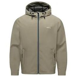 Softshelljacke Ragwear "Shellwie Bonded", Herren, Gr. S (48), dusty olive, Softshell, Obermaterial: 100% Polyester, gerade h&uuml;ftbedeckend, hoch geschlossener Ausschnitt, &Auml;rmel ohne &Auml;rmelschlitz Windstopperb&uuml;ndchen mit Windstopper, Jacken Softshelljacke, wasserdichte Herren &Uuml;bergangsjacke mit Kapuze