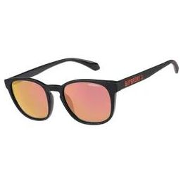 Sonnenbrille Superdry "Modell 996097", Damen, schwarz, matt, Sonnenbrillen Sonnenbrille, Form Karree/Soft, Logoschriftzug auf B&uuml;gel, Injectionfassung
