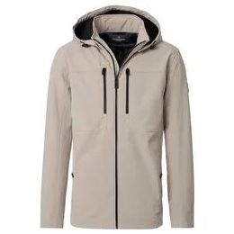 Softshelljacke Casamoda "Casamoda Softshelljacke uni", Herren, Gr. 3XL, beige, 92% Polyester, 8% Elasthan, Jacken Softshelljacke