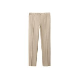 Mango Man Pleated Pants 'Rainier' male Beige size 46