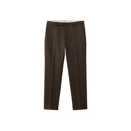 Mango Man Pleated Pants 'Gonzalo' male Brown size 44