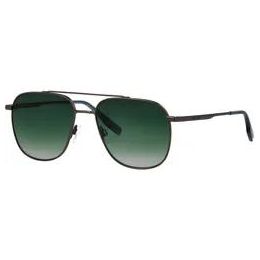 Sonnenbrille Tom Tailor "Modell 675004", Damen, dunkelgun, metallic, Sonnenbrillen Sonnenbrille, Form Pilot, Logoschriftzug auf B&uuml;gel, Metallfassung