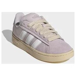 Sneaker Adidas SPORTSWEAR "GRAND COURT ALPHA 00S", Damen, Gr. 39, ice lila, core wei&szlig;, sand strata, Leder, Textil, Schuhe Sneaker