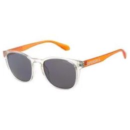 Sonnenbrille Superdry "Modell 996097", Damen, orange, transparent, transparent, Sonnenbrillen Sonnenbrille, Form Karree/Soft, Logoschriftzug auf B&uuml;gel, Injectionfassung
